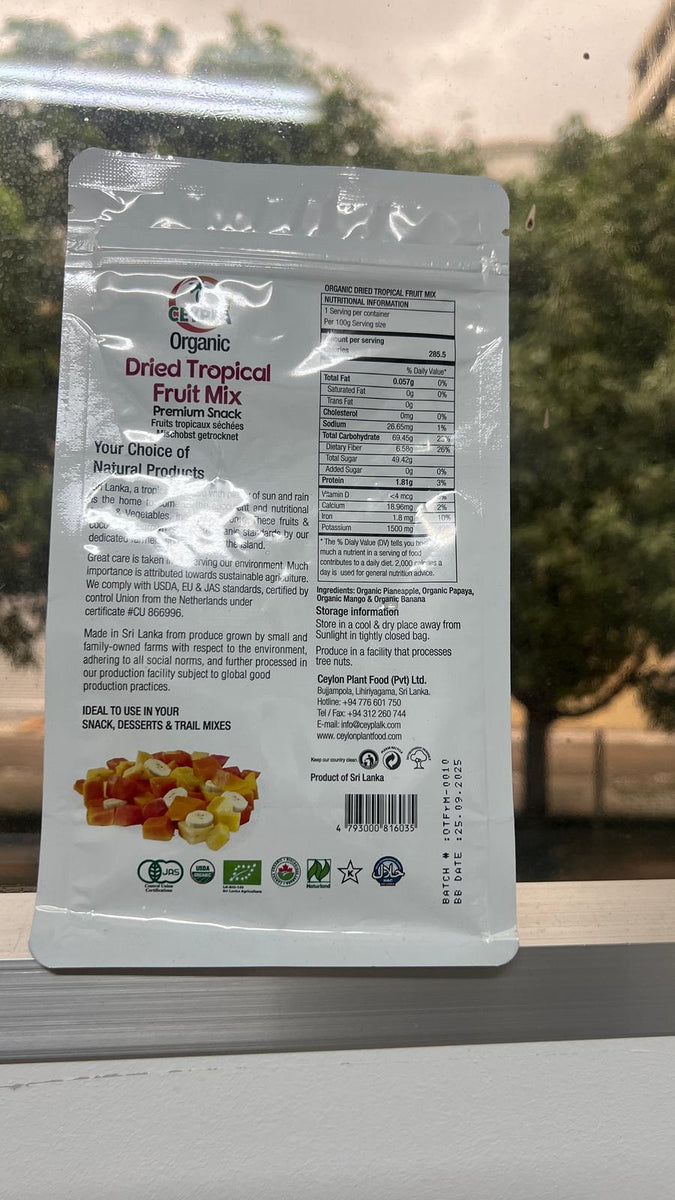 🥭 [SG Ready Stock] ORG DRIED TROPICAL MIX FRUIT 100 g Pouch 有机综合水果干 10 ...