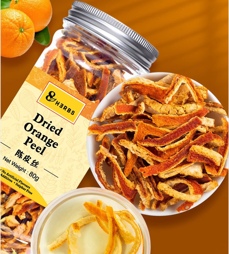 Dried Orange Peel 60g – Blue Sky Delight
