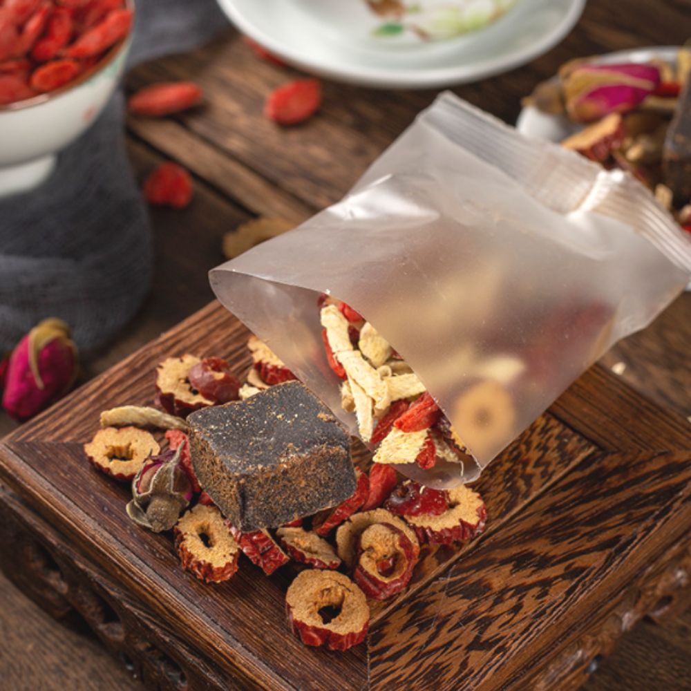 Brown Sugar Red Dates Ginger Tea 150g(15g X 10 bags) 黑糖红枣姜丝茶 – Blue Sky ...