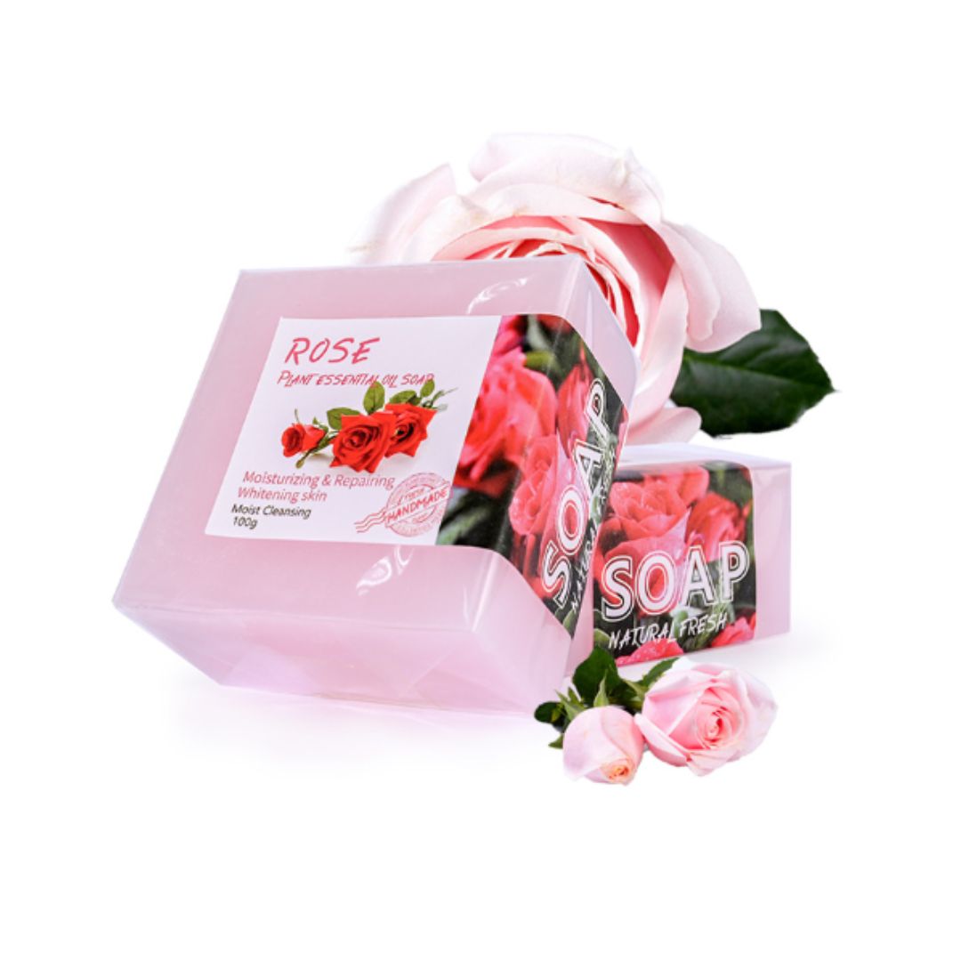 Rose Handmade Soap 100g 玟瑰皂 – Blue Sky Delight